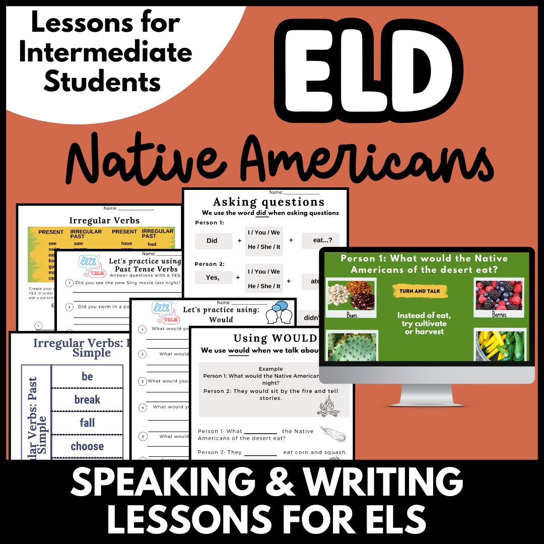 Designated English Language Development Lesson Plans