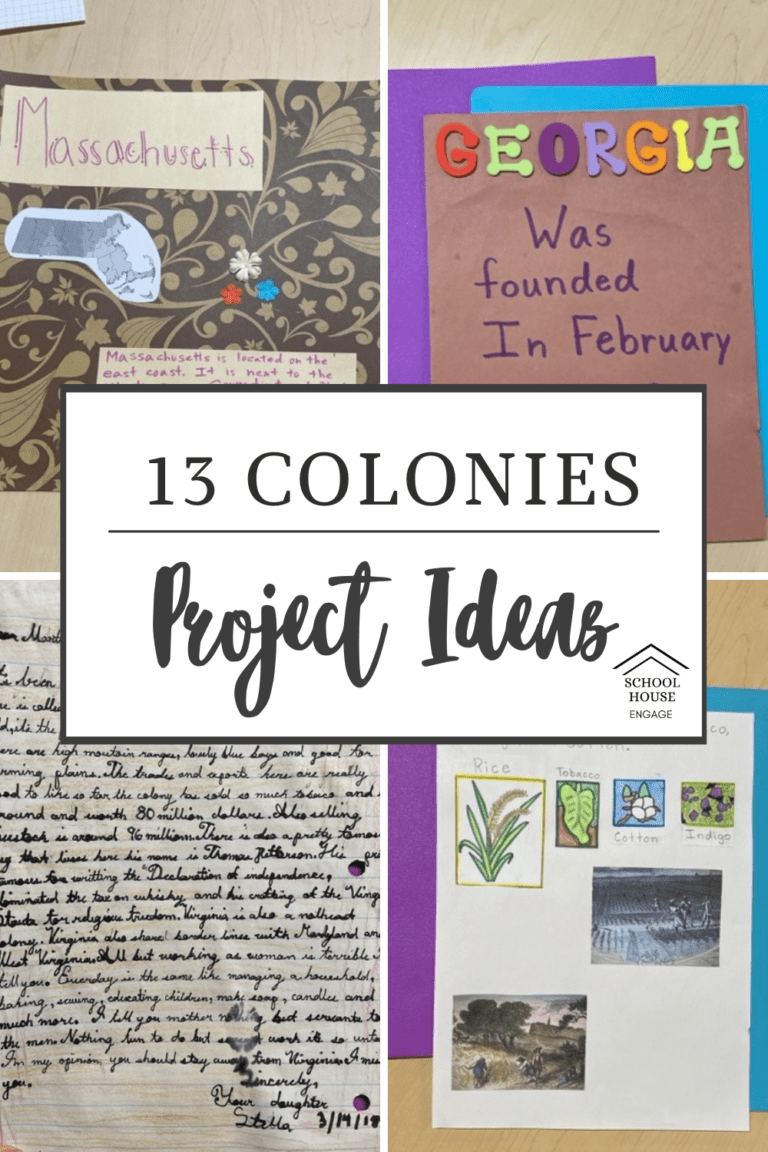 13 colonies elementary project ideas for teachers