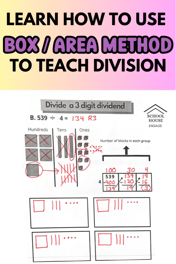 How to Teach Long Division with the Area or Box Method