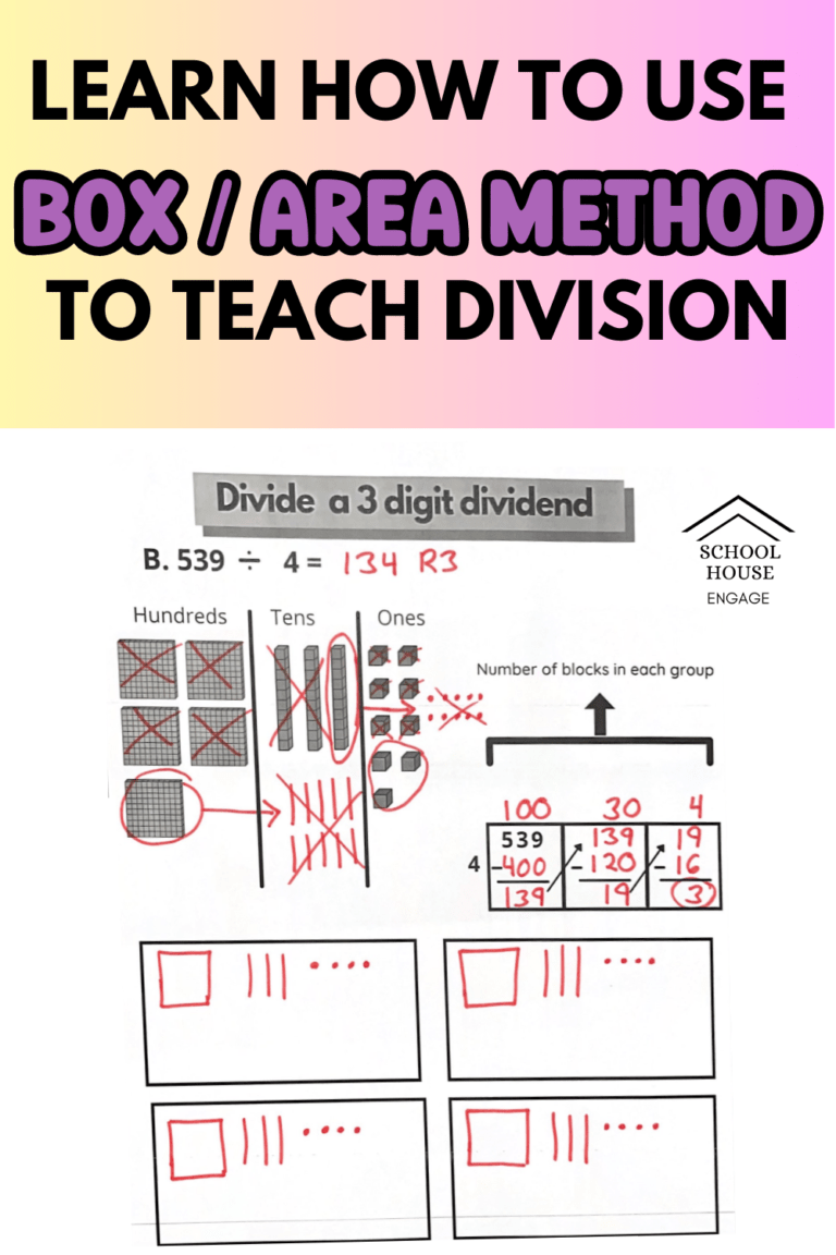 How to Teach Long Division with the Area or Box Method