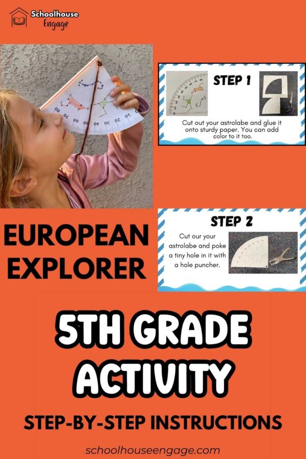 How to Make an Astrolabe Craft: European Explorers Activity for Upper ...