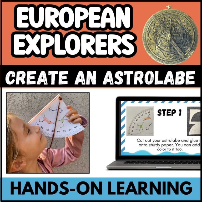 How to Make an Astrolabe Craft: European Explorers Activity for Upper ...