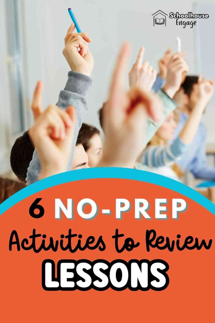 6 Easy, No-Prep Review Games to Play in Your Classroom - Schoolhouse Engage