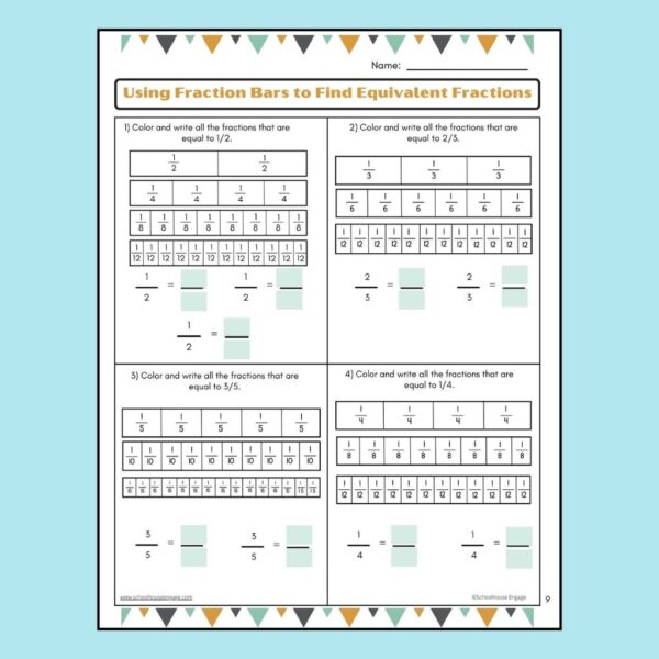 Step-by-Step Directions To Teach Equivalent Fractions in 5th Grade ...