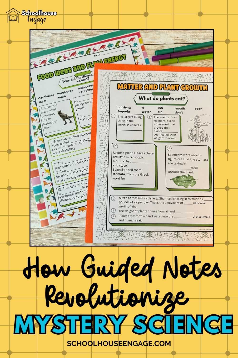 Engage Students with Mystery Science Guided Notes Worksheets ...
