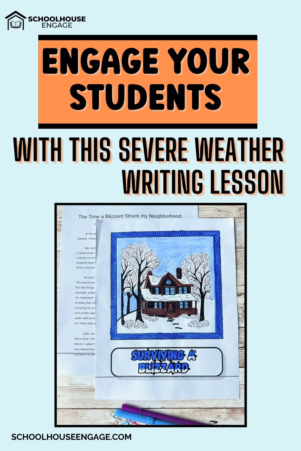 6 Simple Steps to Plan Surviving a Severe Weather Writing Lesson ...