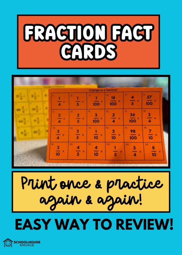Engaging Fraction Fluency Practice for 5th Graders