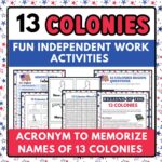 13 colonies elementary project ideas for teachers