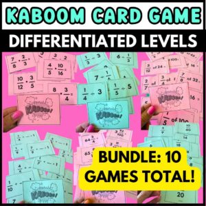 Engage Your Class with “Kaboom!” Fraction Operations Game - Schoolhouse ...