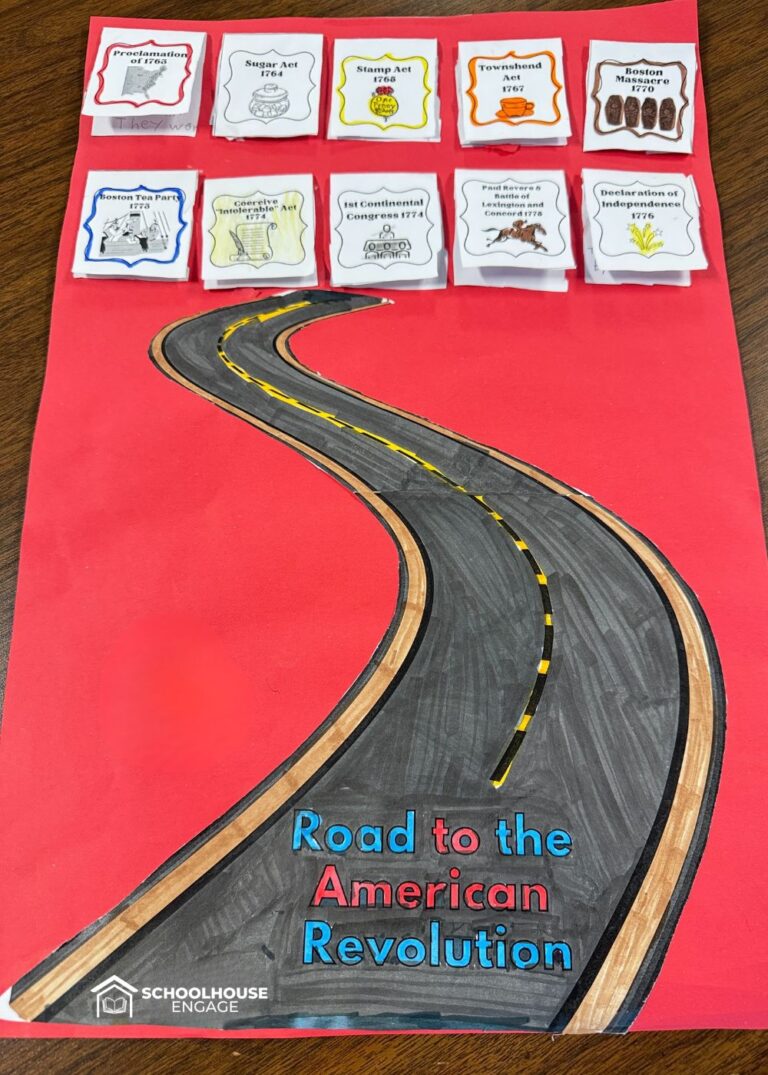 Road to Revolution: A Creative Timeline Project for Your American ...