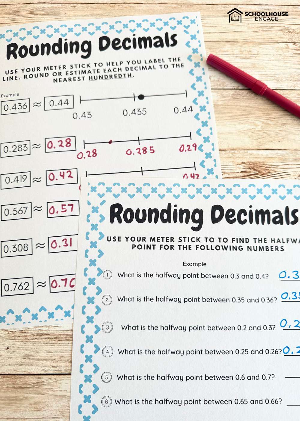 Hands-On Decimal and Fraction Activity for 5th Grade Math