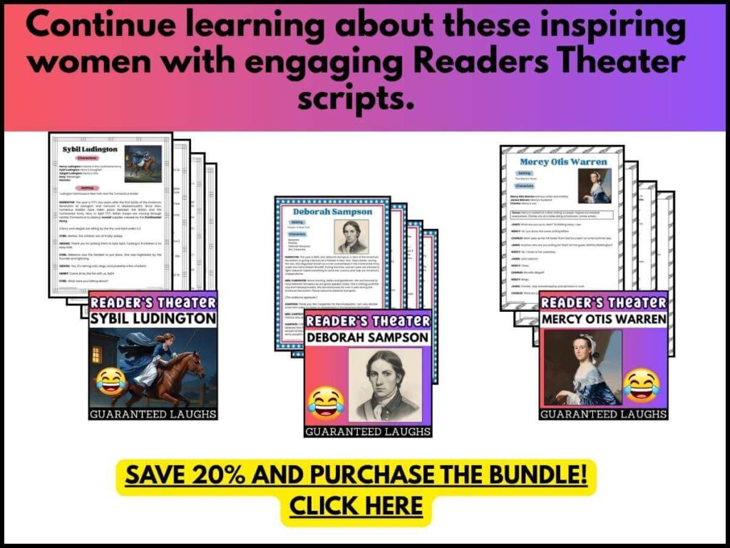 Women in the American Revolution Lesson (Free Anchor Chart)